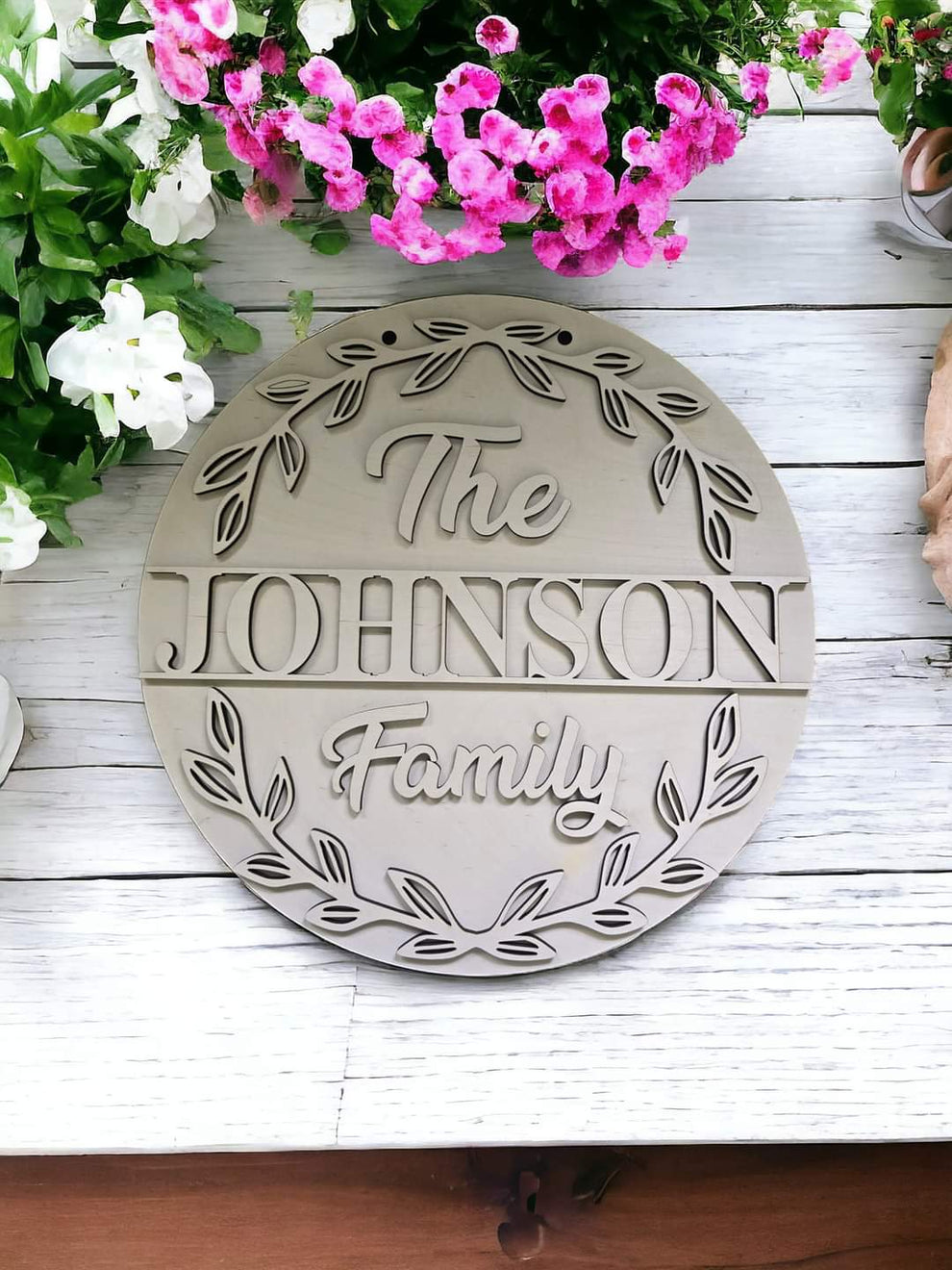 The Johnson Family Greenery Personalized Sign – Wholesale By Kali