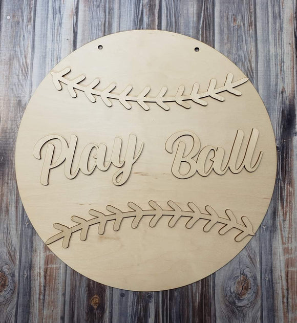 Play Ball Sign Multiple Sizes – Wholesale By Kali
