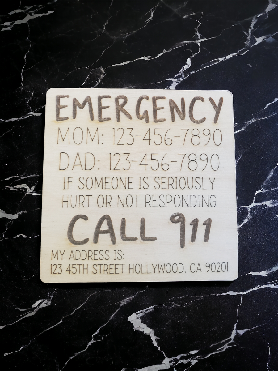 Emergency Magnet Personalized – Wholesale By Kali