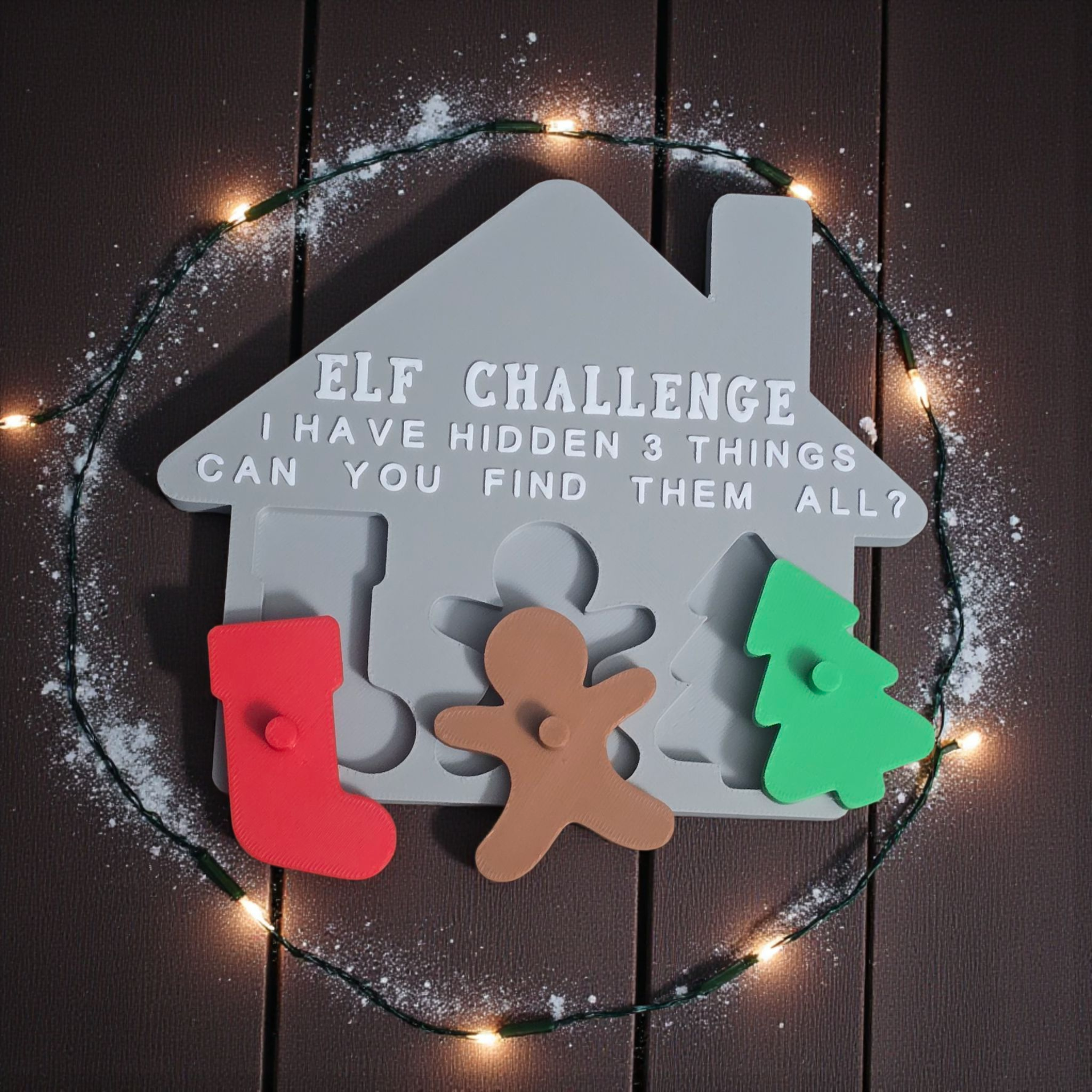 3D printed Elf challenge find the pieces – Wholesale By Kali