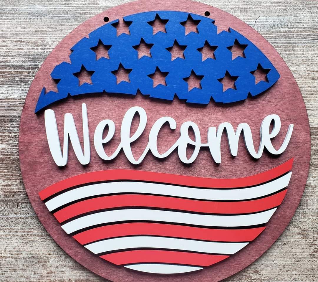 Welcome American Flag DIY Paint Kit – Wholesale By Kali