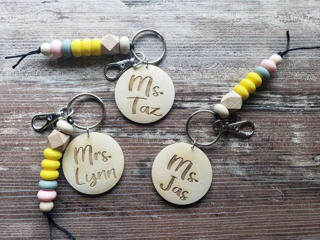 Teacher Keychains Personalized – Wholesale By Kali