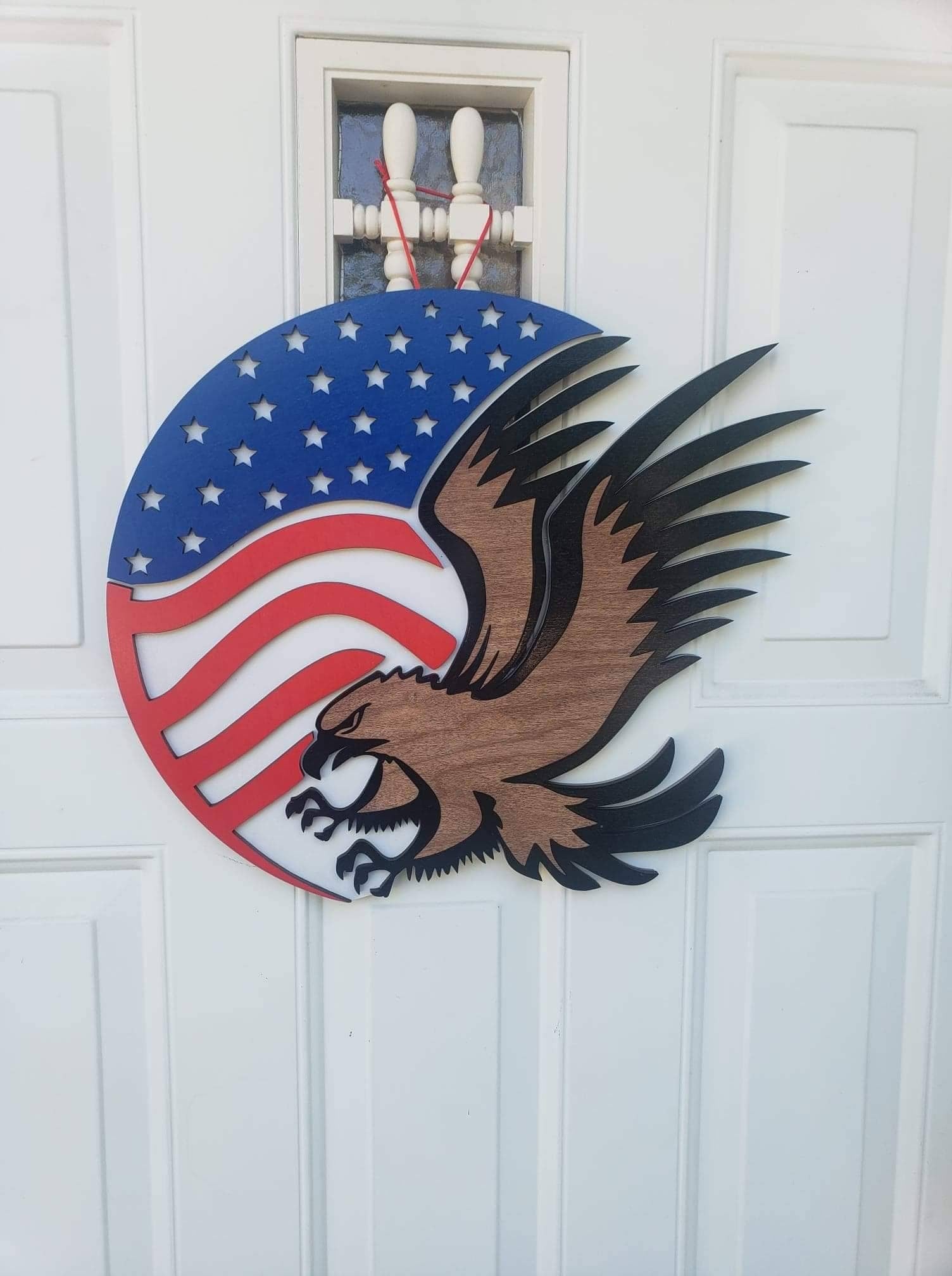 Eagle Door Hanger Sign Flag – Wholesale By Kali